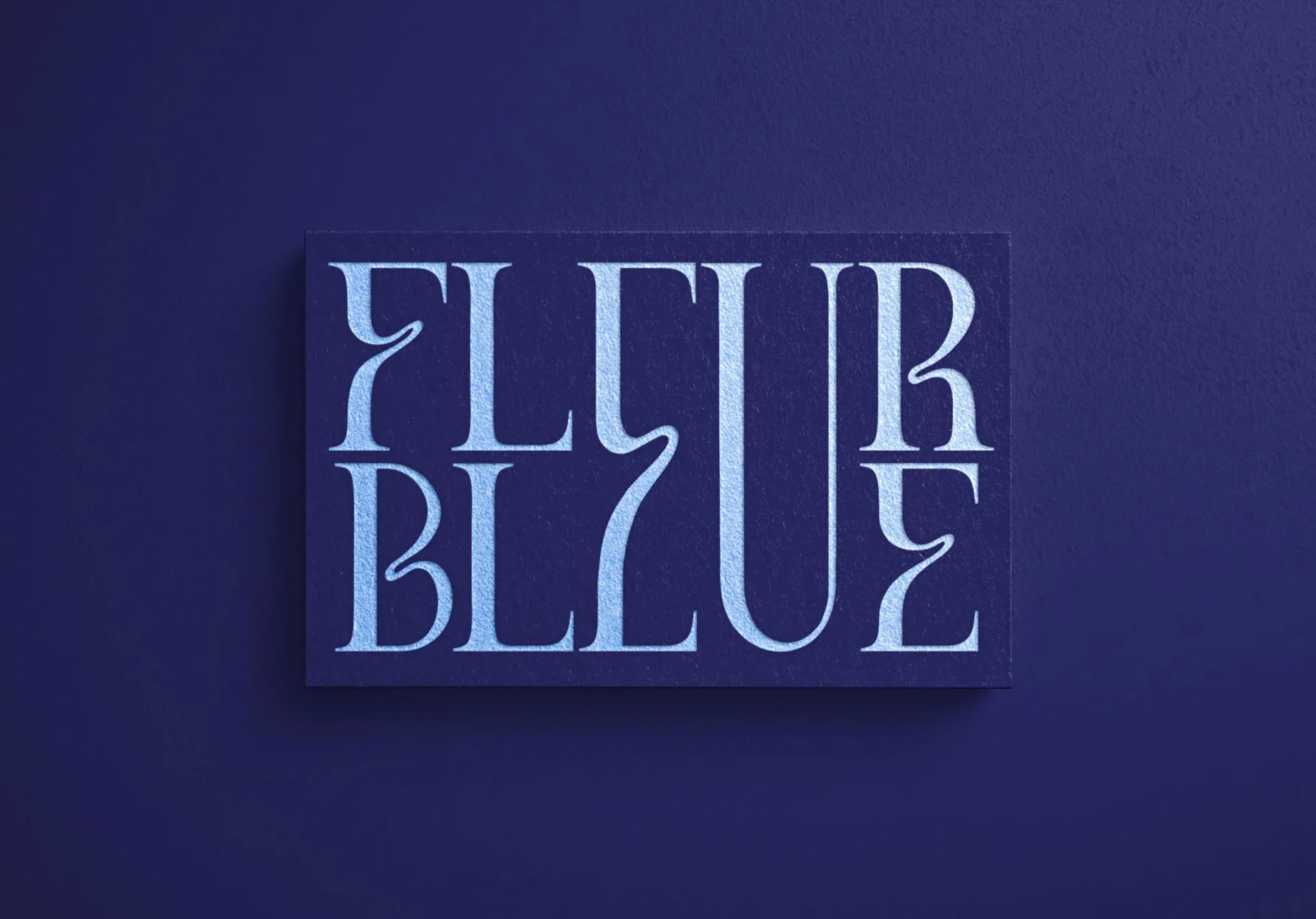 Un nouveau logo pour le fleuriste Fleur Bleue